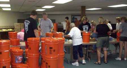Camp Point UMC raises $20,000 for 500 flood buckets